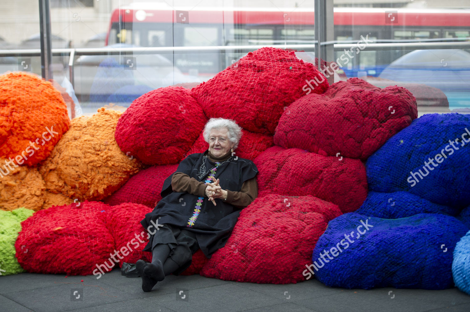 Artist Sheila Hicks Installation Editorial Stock Photo - Stock Image ...