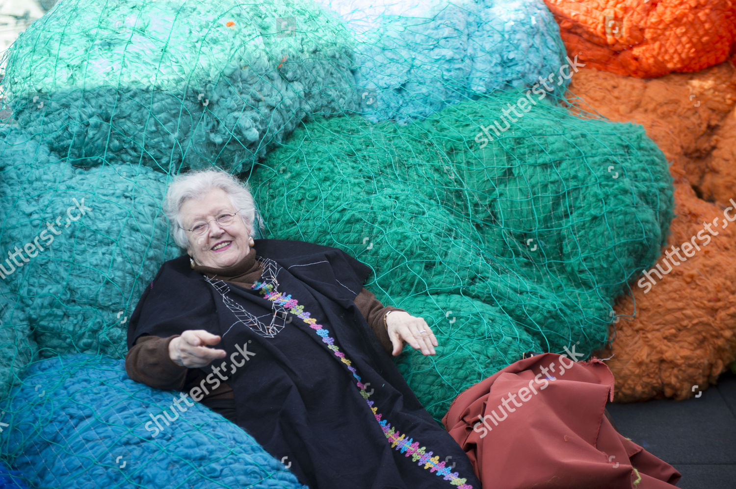 Artist Sheila Hicks Installation Editorial Stock Photo - Stock Image ...
