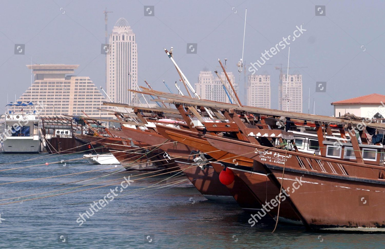 Fishing Dhows Doha Qatar Editorial Stock Photo - Stock Image | Shutterstock