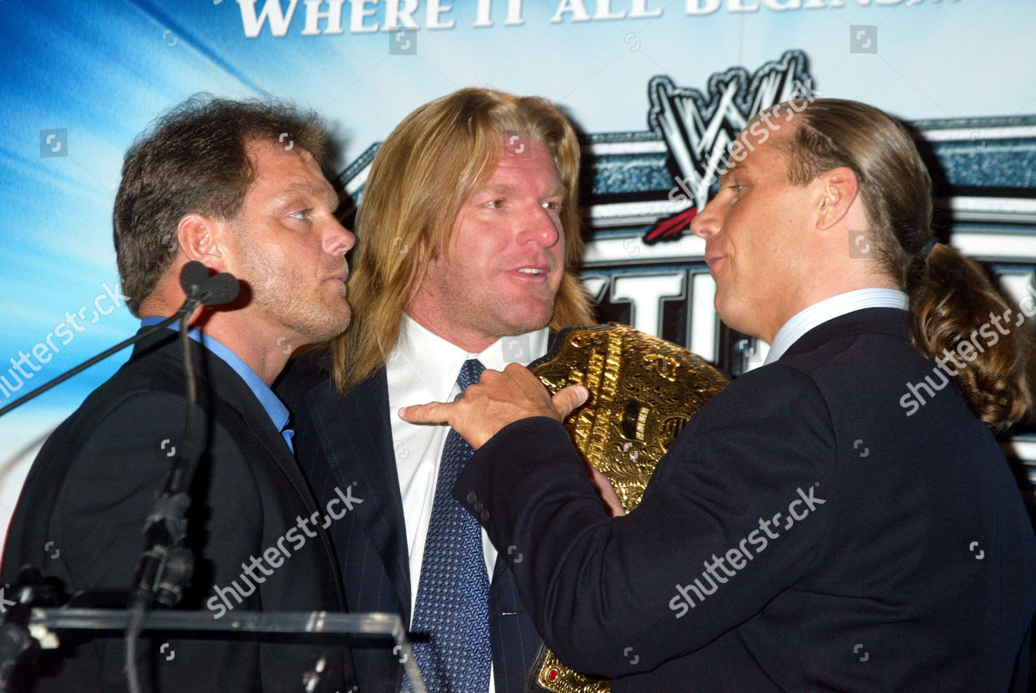 Chris Benoit Triple H Shawn Michaels Editorial Stock Photo - Stock Image | Shutterstock
