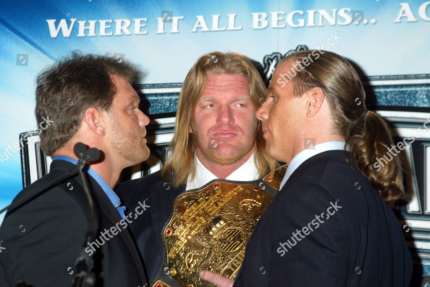 Chris Benoit Triple H Shawn Michaels Editorial Stock Photo - Stock Image | Shutterstock
