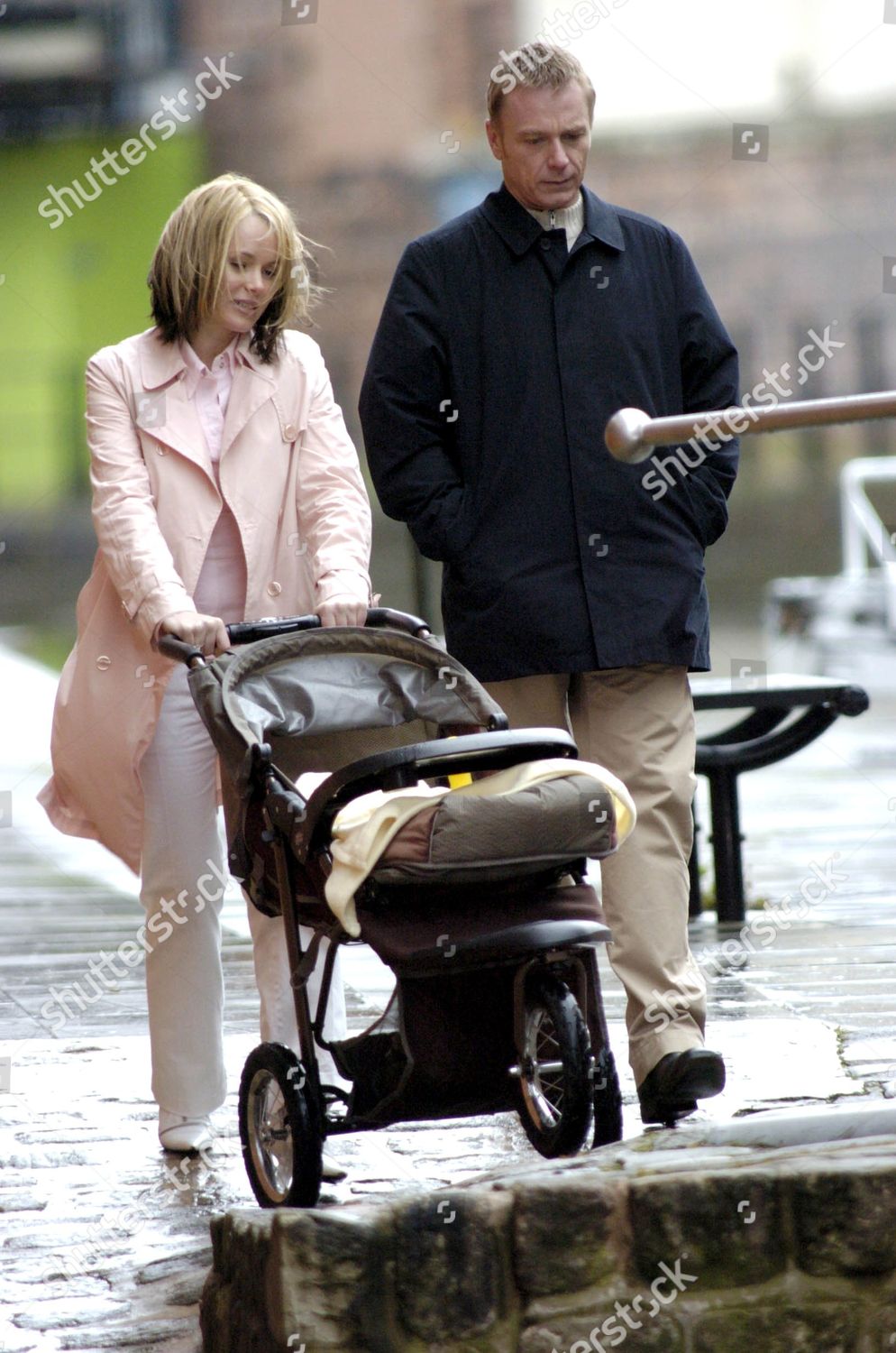 Amanda Holden Pushing Baby Buggy Ben Editorial Stock Photo - Stock ...