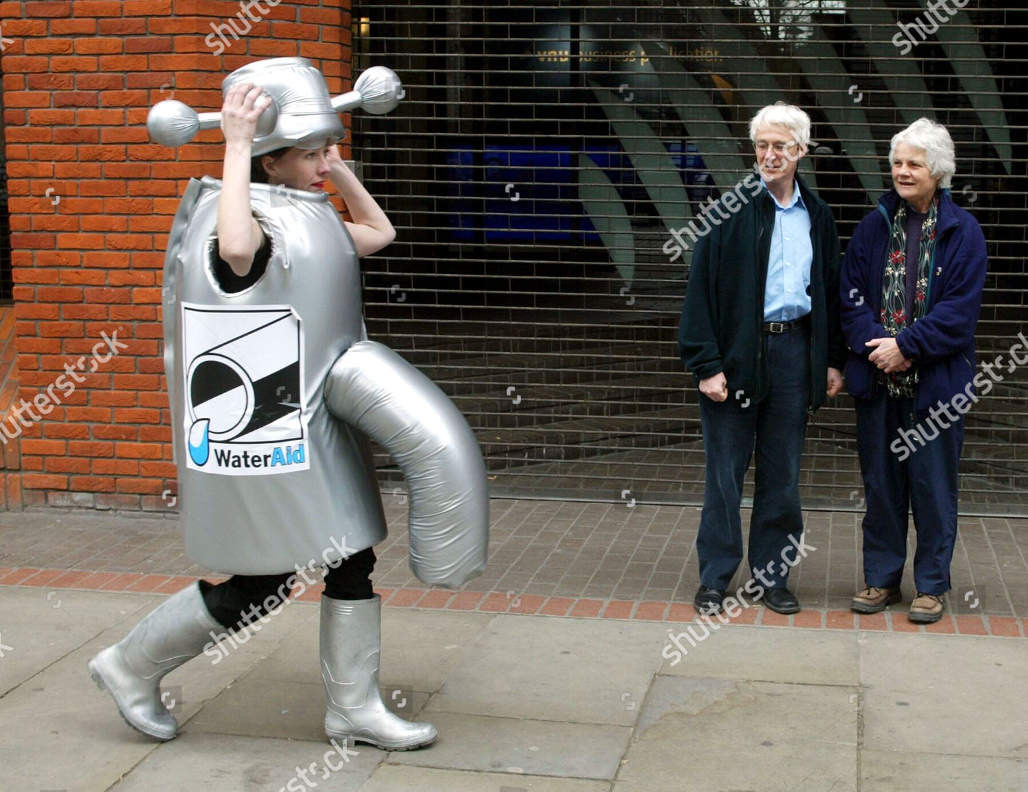 Woman Dressed Tap Charity Wateraid Highlight Editorial Stock Photo ...