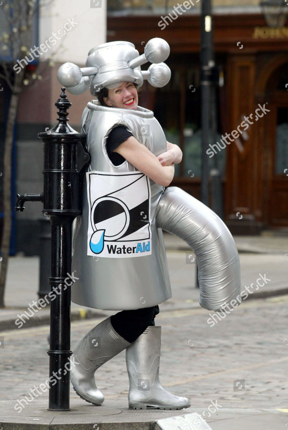 Woman Dressed Tap Charity Wateraid Highlight Editorial Stock Photo ...