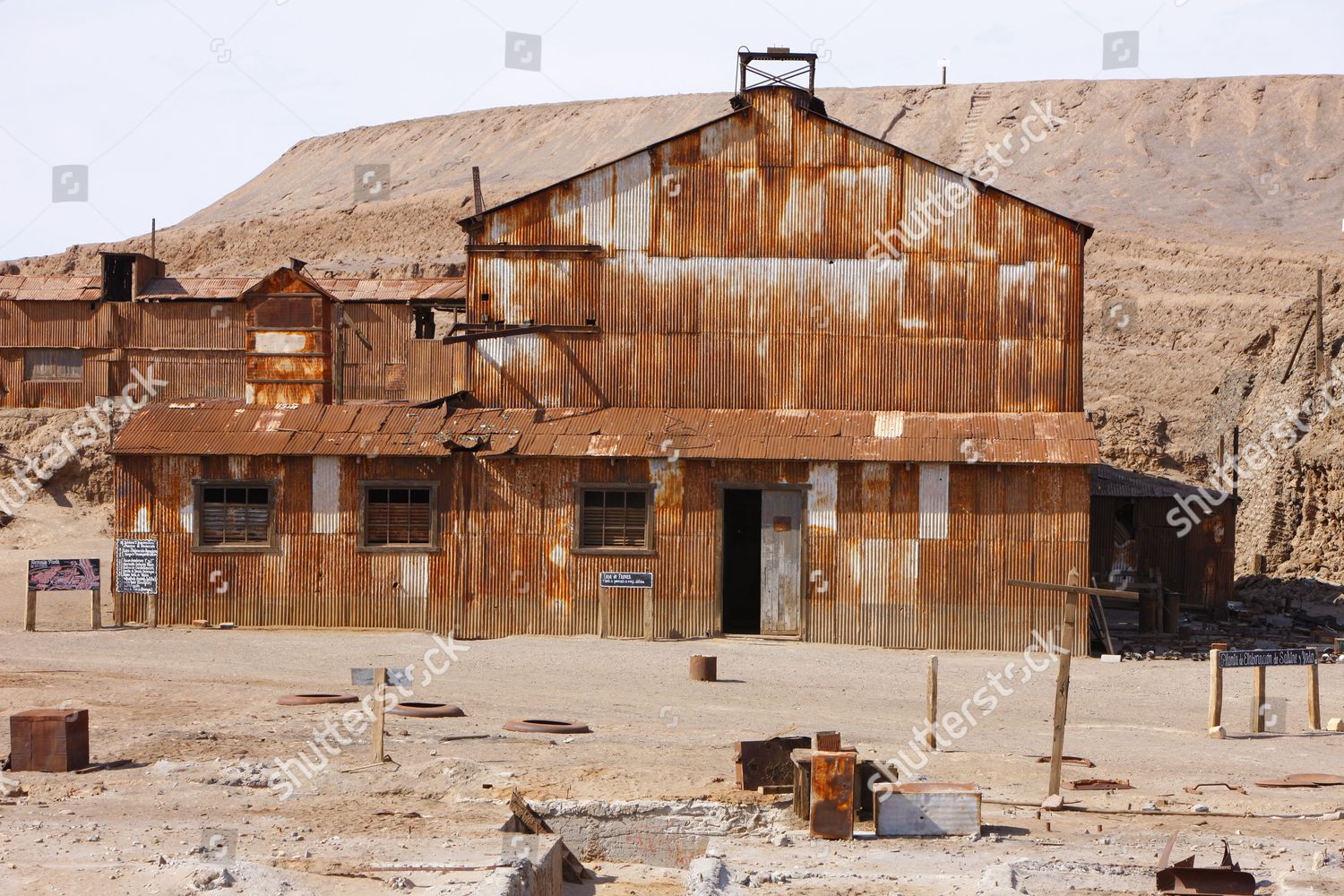 Humberstone Saltpeter Works Unesco World Heritage Editorial Stock Photo ...