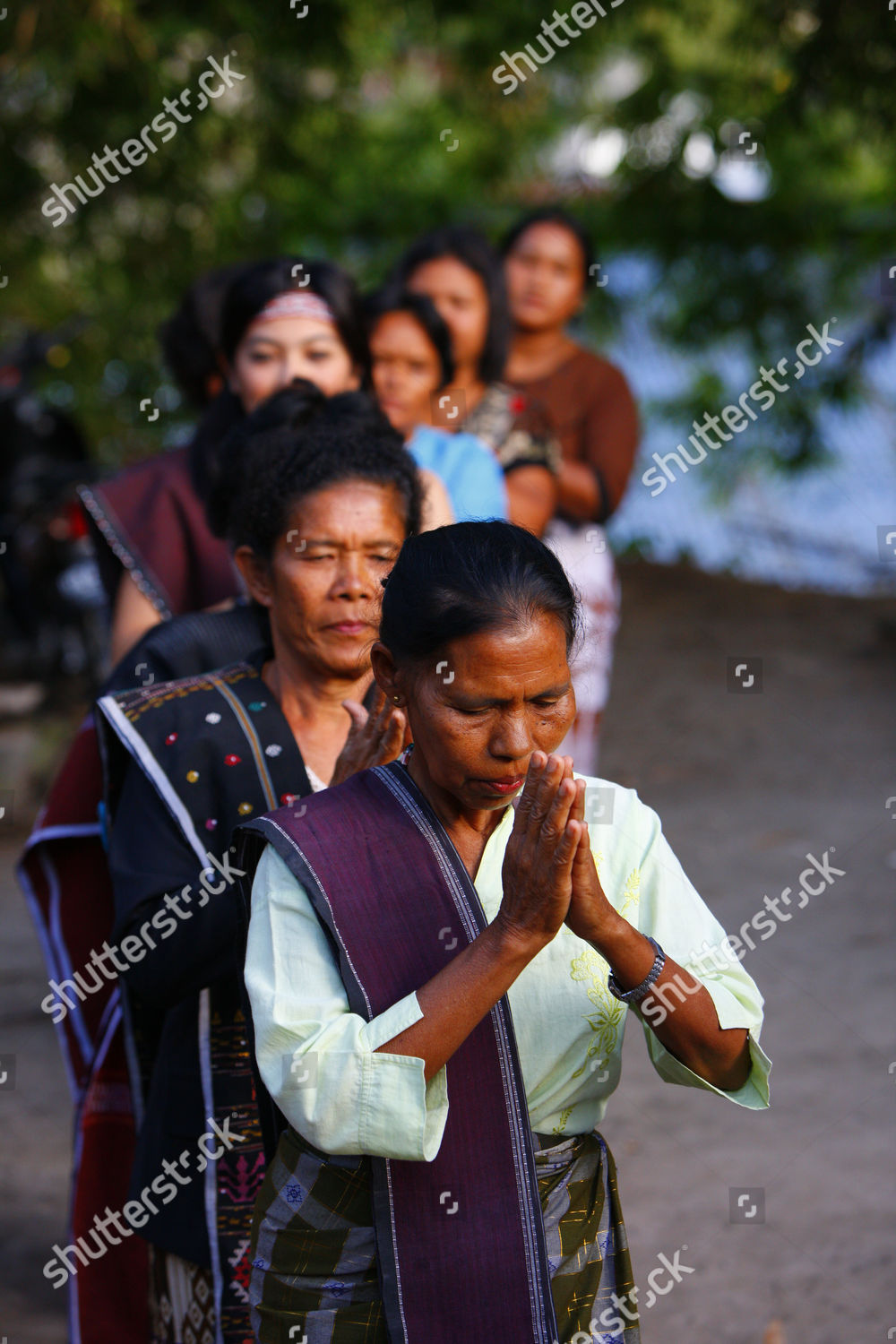 Women During Ceremony Batak Culture Samosir Editorial Stock Photo ...