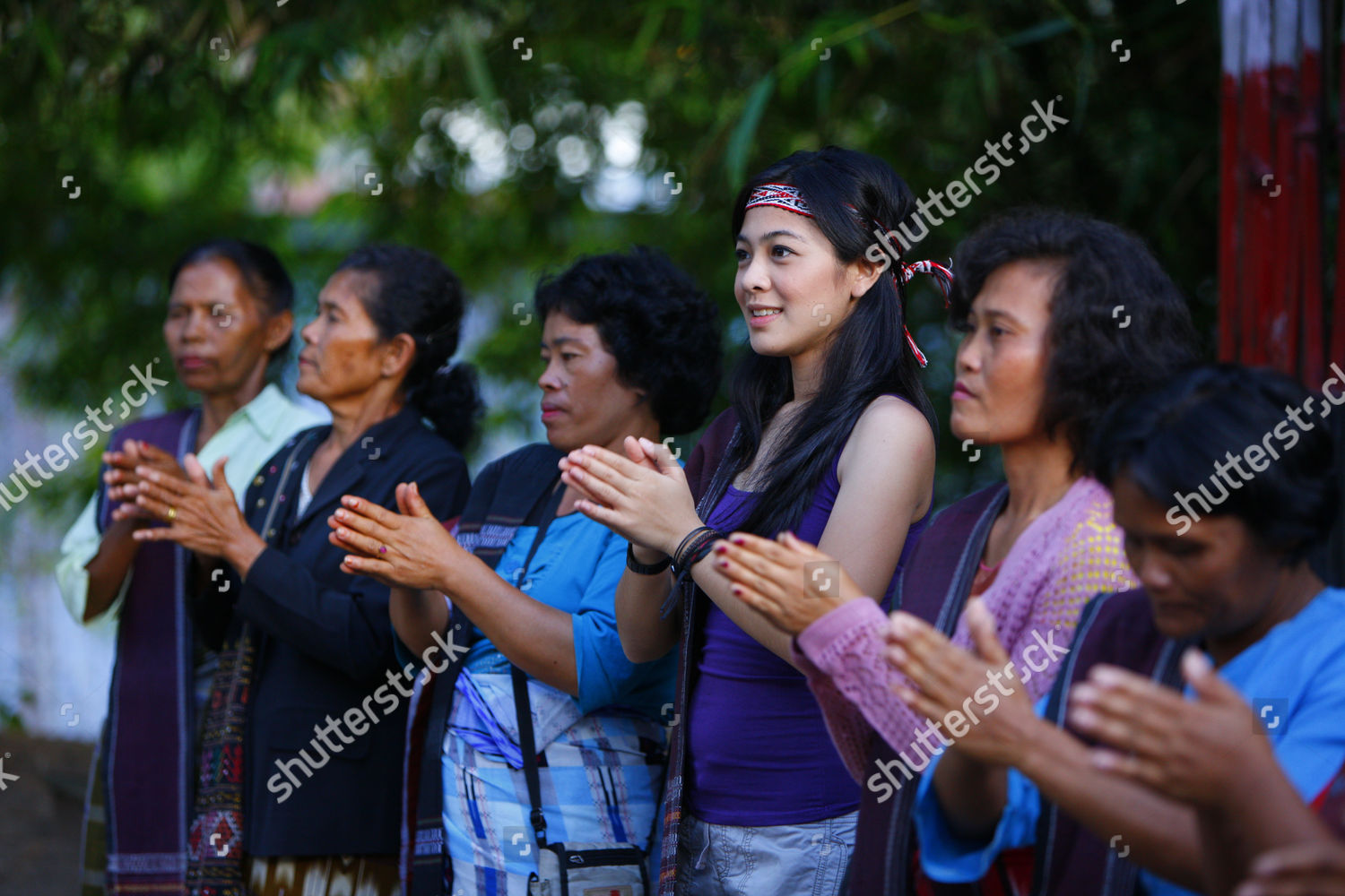 Women During Ceremony Batak Culture Samosir Editorial Stock Photo ...
