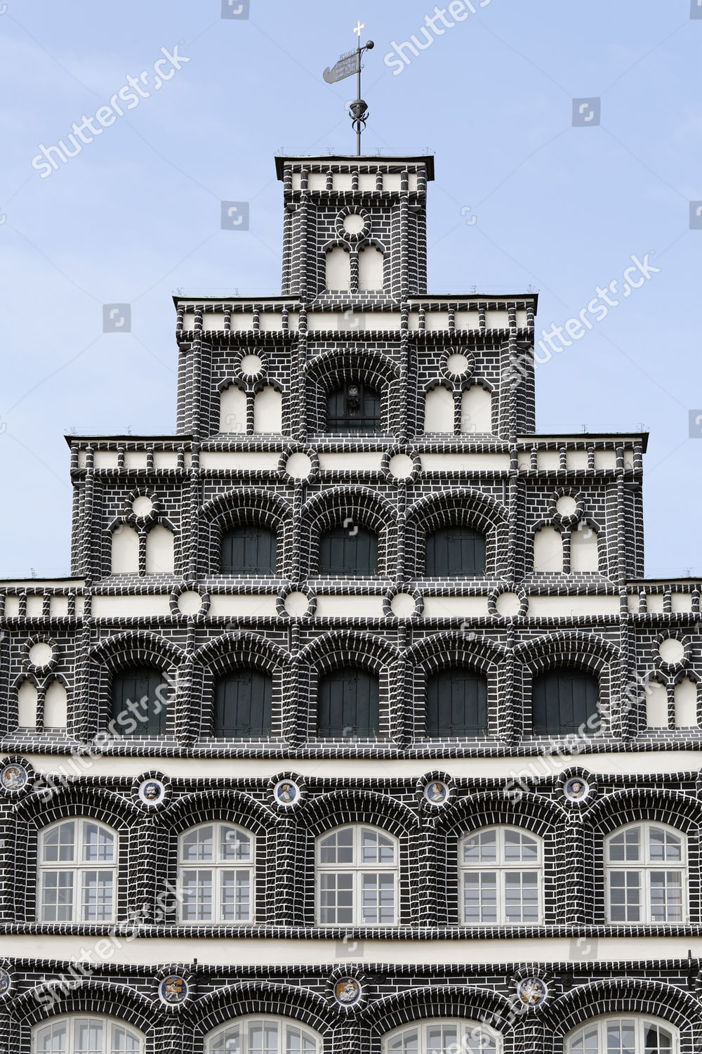 Historic Building Stepped Gables Chamber Industry Editorial Stock Photo ...