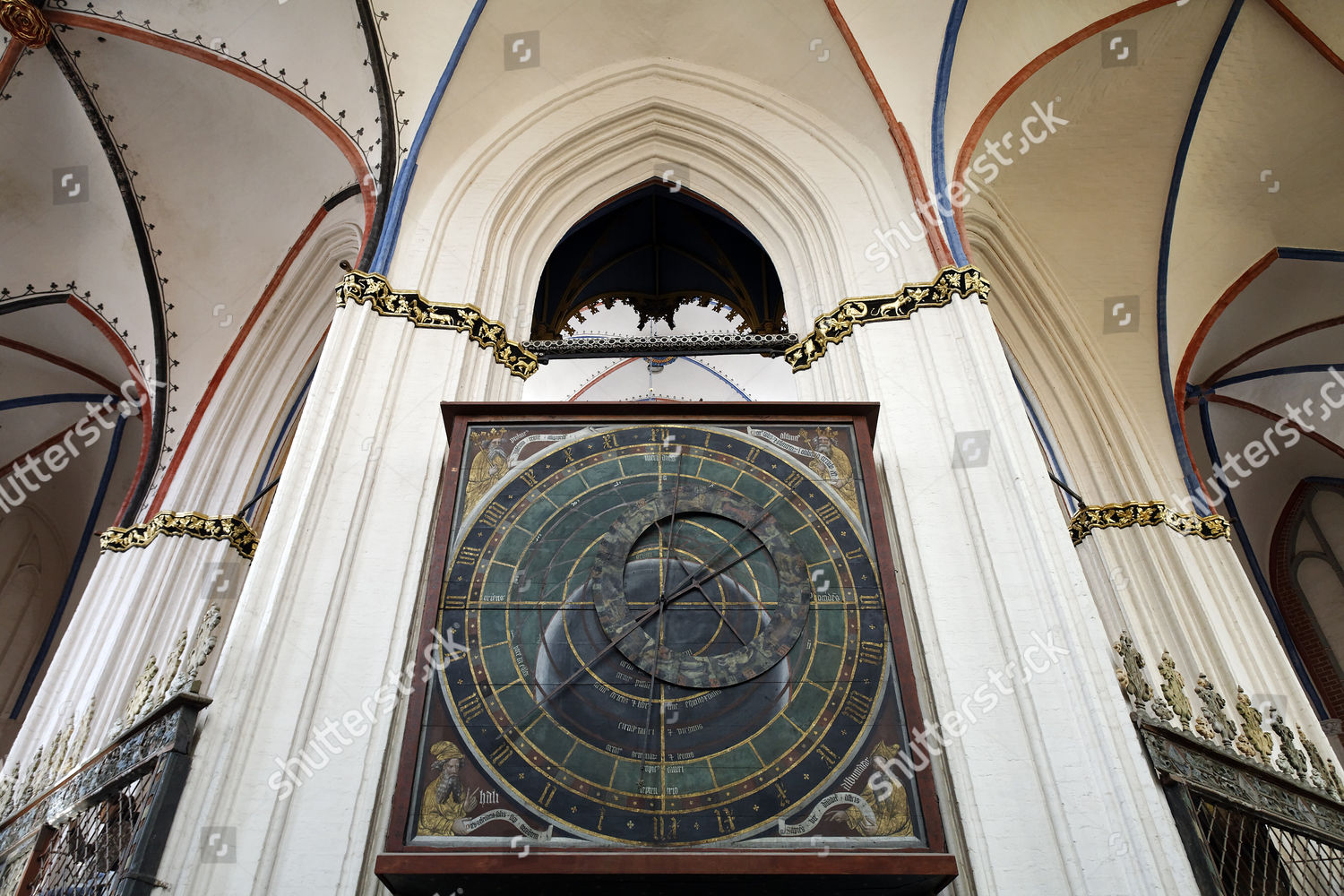 Old Astronomical Clock Choir Church St Editorial Stock Photo - Stock ...