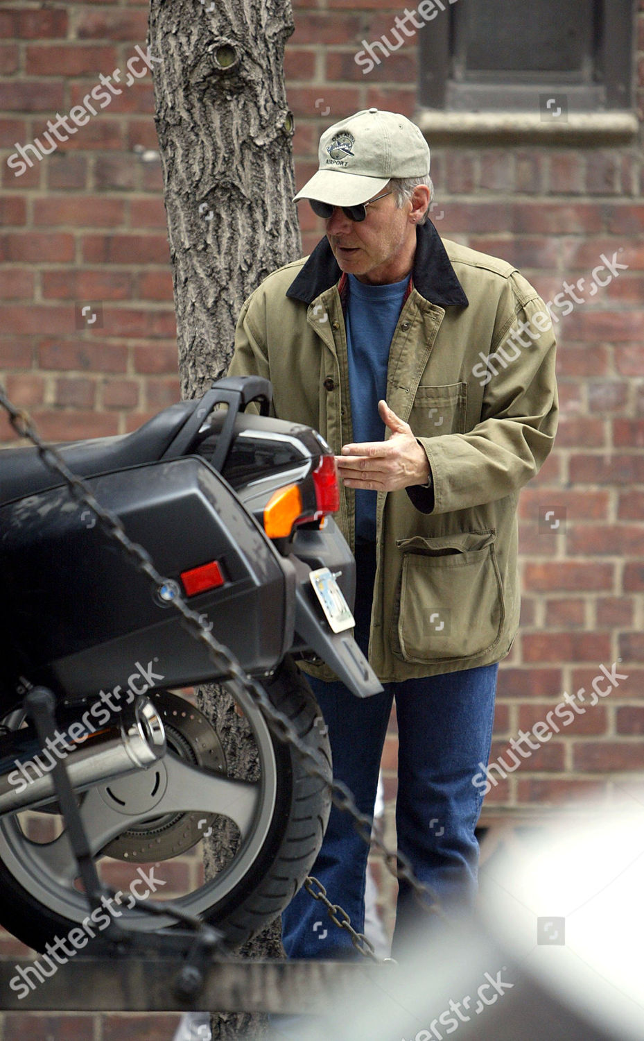 Harrison Ford Loading His Motorcycle Onto Editorial Stock Photo - Stock ...
