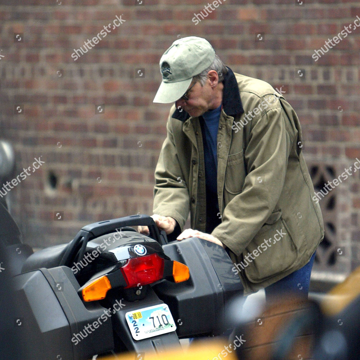 Harrison Ford Loading His Motorcycle Onto Editorial Stock Photo - Stock ...