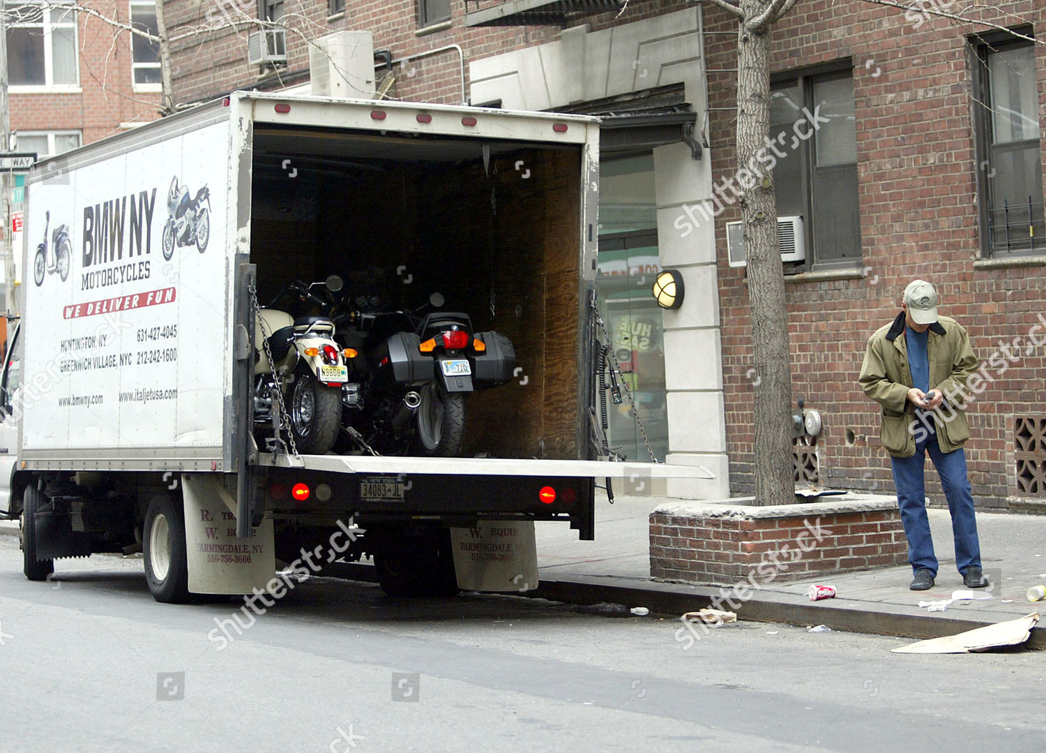 Harrison Ford Loading His Motorcycle Onto Editorial Stock Photo - Stock ...