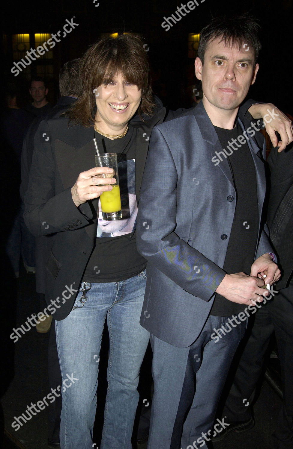 Chrissie Hynde Kevin Eldon Editorial Stock Photo - Stock Image ...
