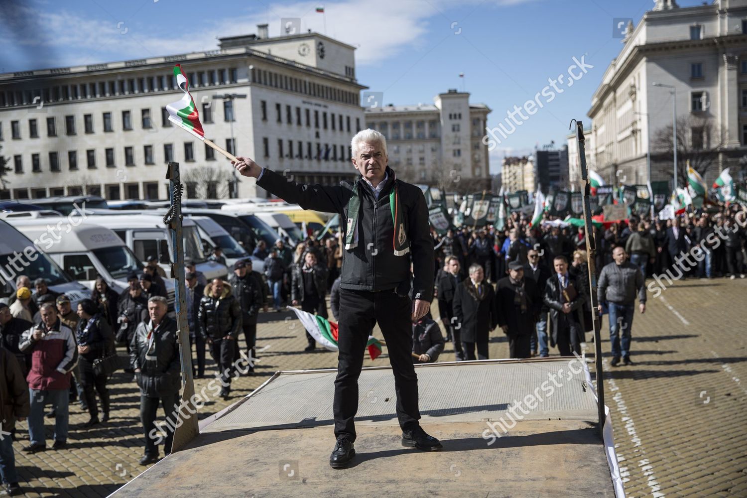 Volen Siderov Leader Rightwing Ataka Party Editorial Stock Photo ...