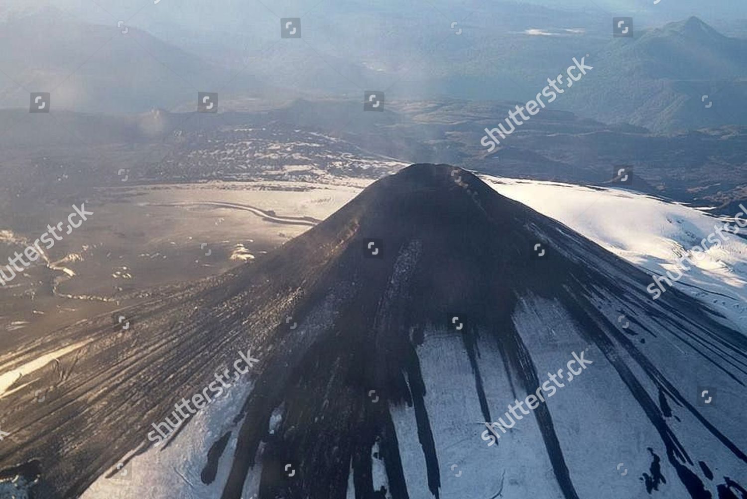 Villarrica Volcano After Eruption Editorial Stock Photo - Stock Image ...