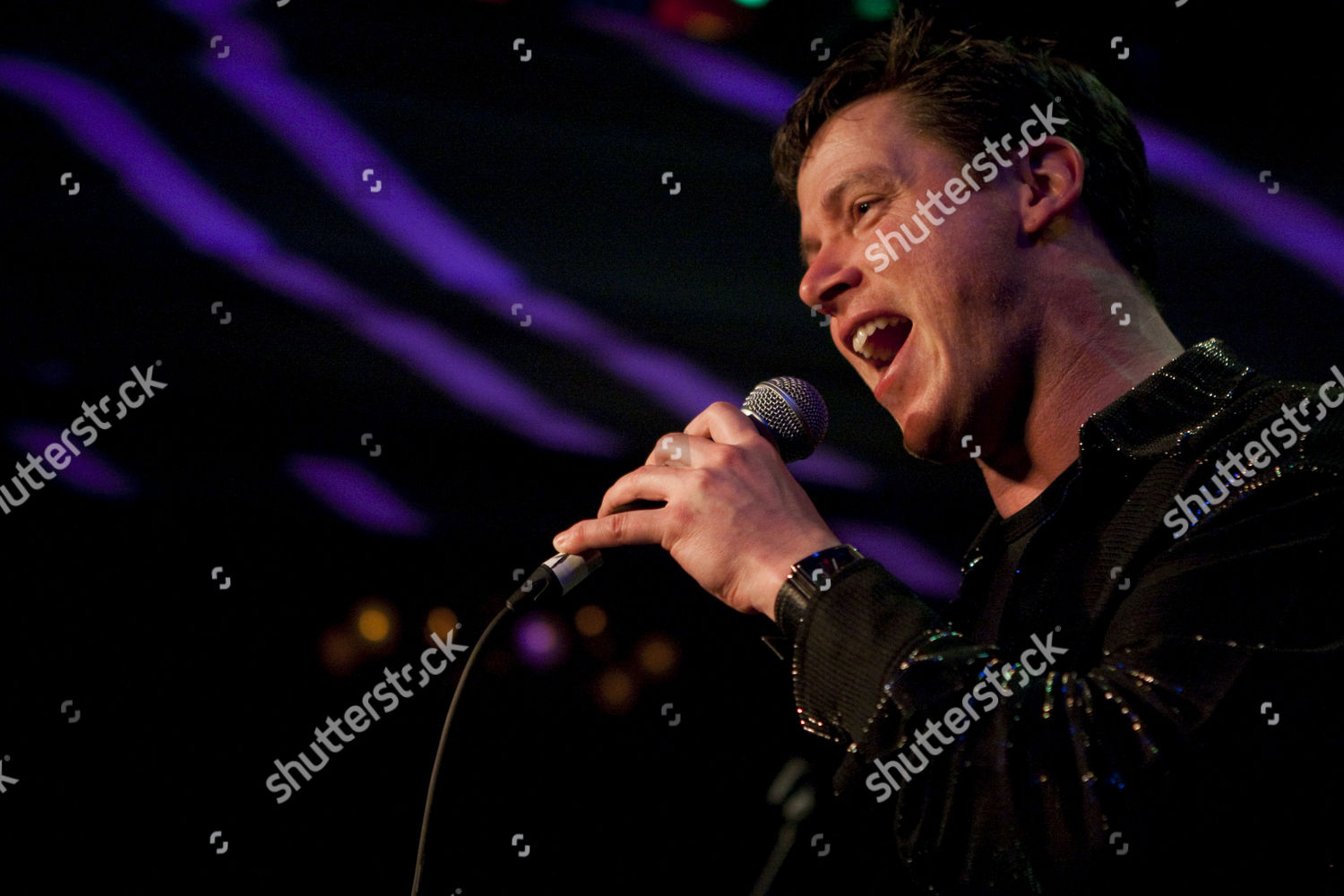 Singer Kent Stetler Swiss Band Mr Editorial Stock Photo - Stock Image ...