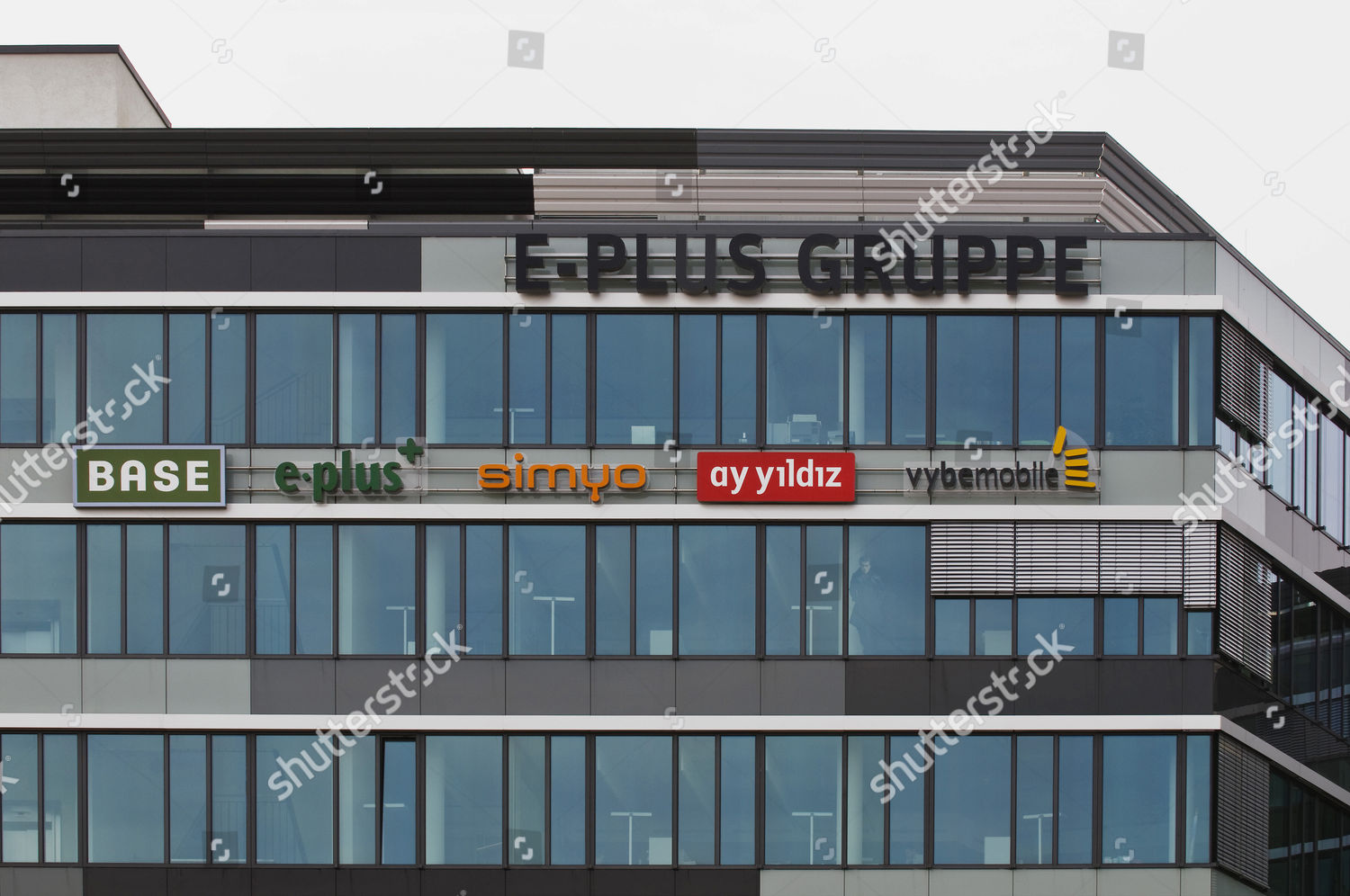 Modern Glass Facade Eplus Group Headquarters Editorial Stock Photo ...