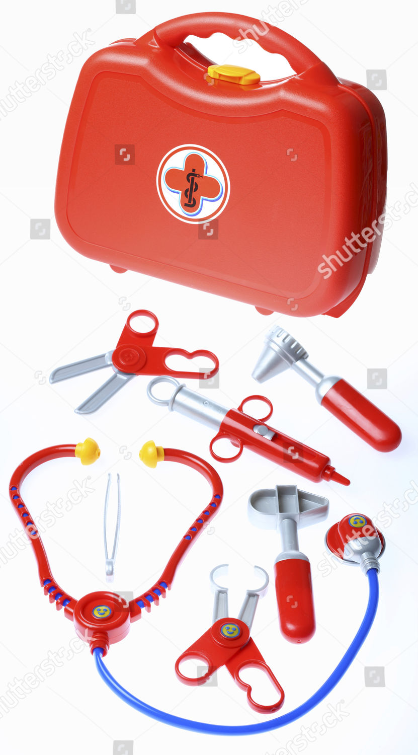 Doctor Kit Children Toys Various Medical Editorial Stock Photo - Stock ...