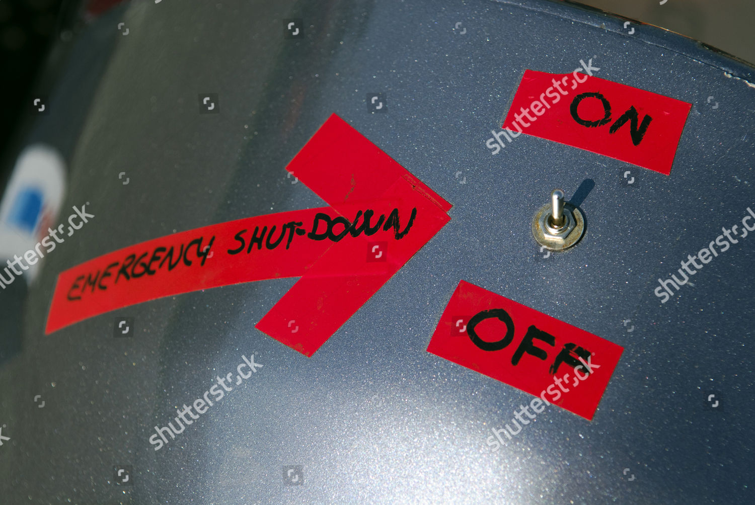 Emergency Shutoff Switch On Selfmade Racing Editorial Stock Photo ...