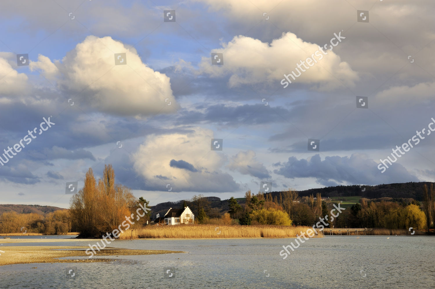 Werd Monastery Island Stein Rhein Low Editorial Stock Photo - Stock ...
