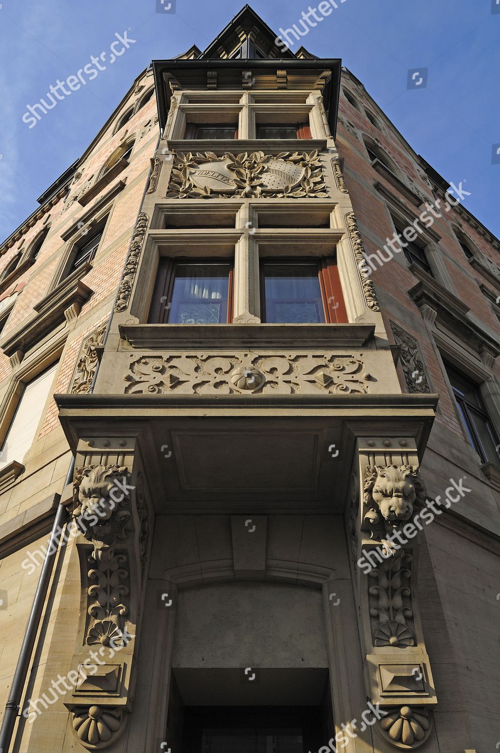 Oriel Art Nouveau Building Wilhelminian Style Editorial Stock Photo ...