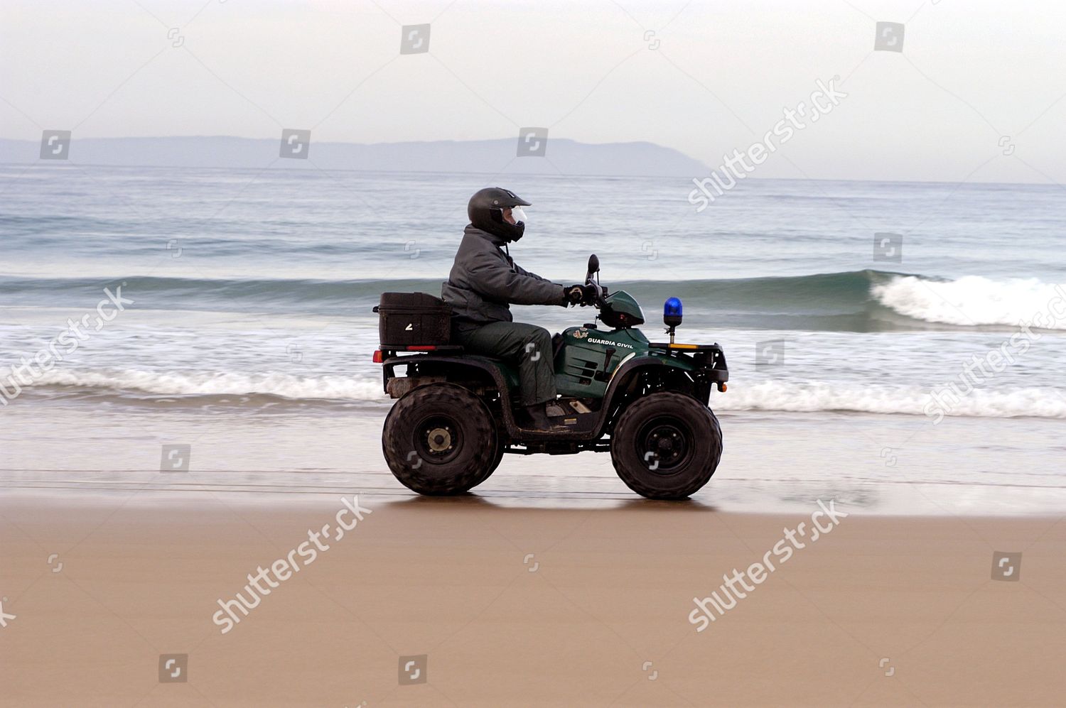Officer Guardia Civil On Quad Bike Editorial Stock Photo - Stock Image ...