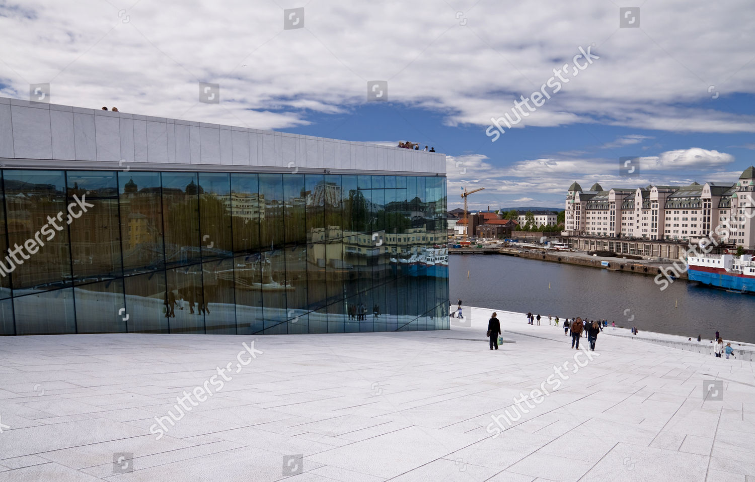 Oslo Opera House Operahuset Striking White Editorial Stock Photo ...