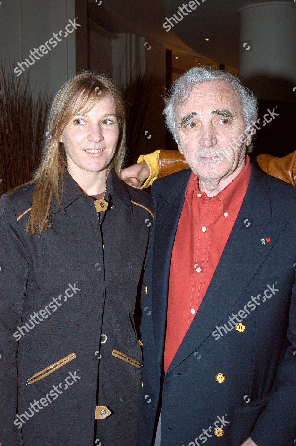 Charles Aznavour His Daughter Katia Editorial Stock Photo - Stock Image ...