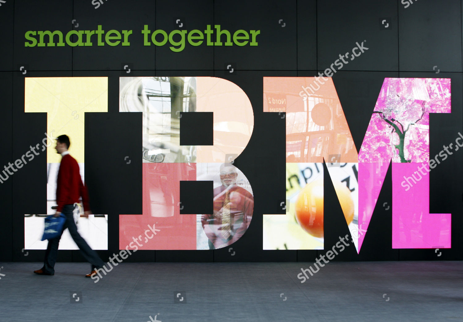 Ibm Logo Ibm Booth Computer Fair Editorial Stock Photo - Stock Image ...