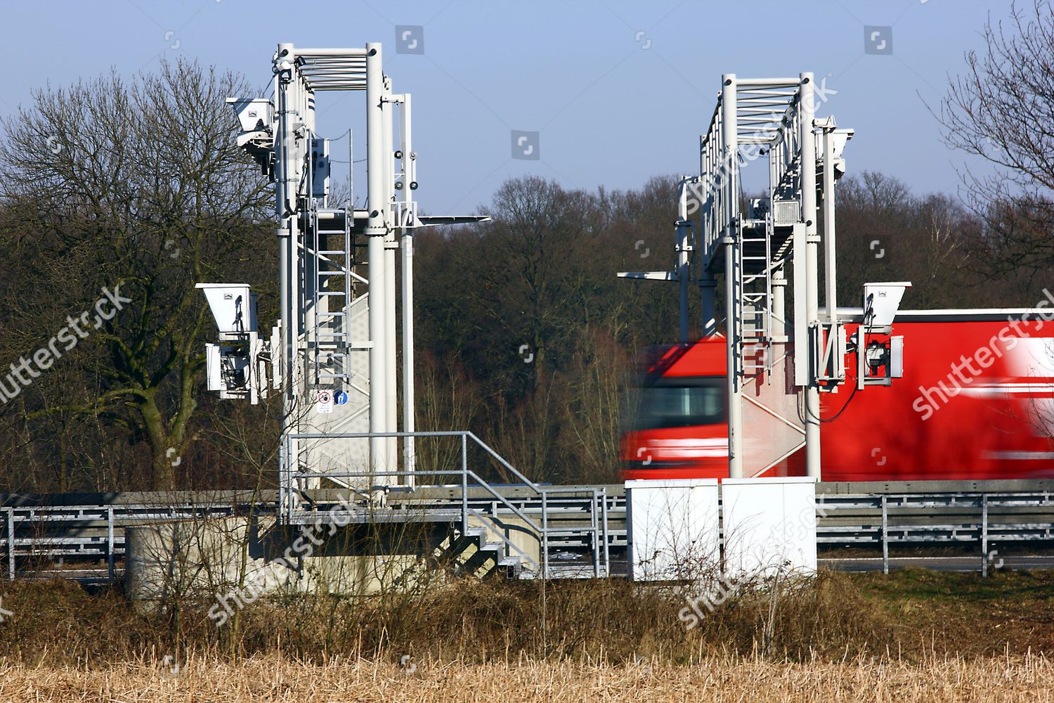 Tollgate Autobahn Toll Collection German Highway Editorial Stock Photo ...