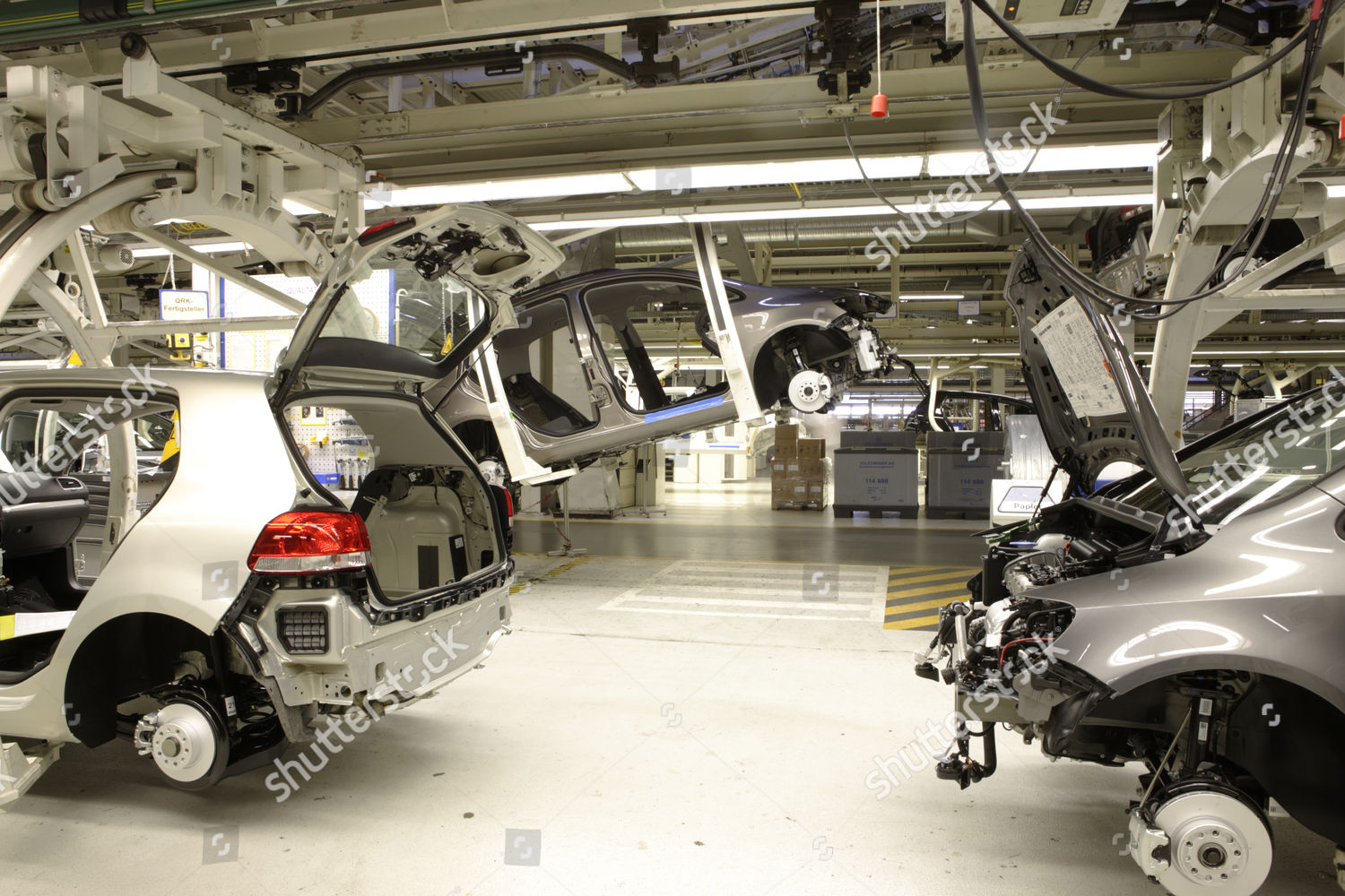 Golf Car Production Vw Plant Wolfsburg Editorial Stock Photo - Stock ...