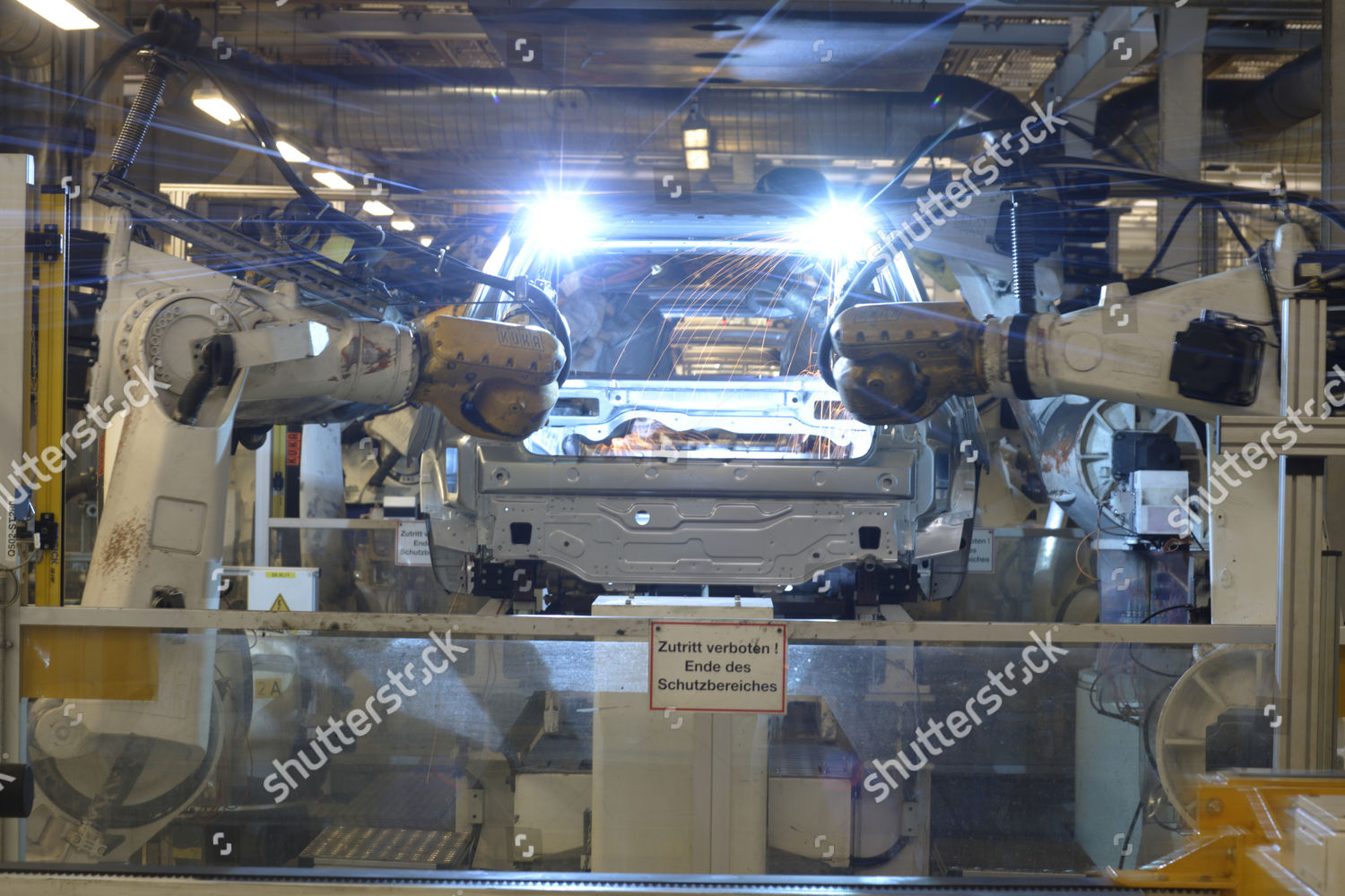Golf Car Production Vw Plant Wolfsburg Editorial Stock Photo - Stock ...