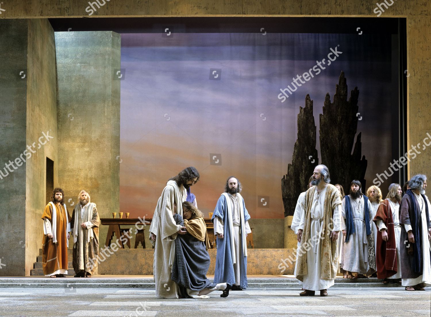 Jesus Mary Magdalene Scene Performance Passion Editorial Stock Photo ...