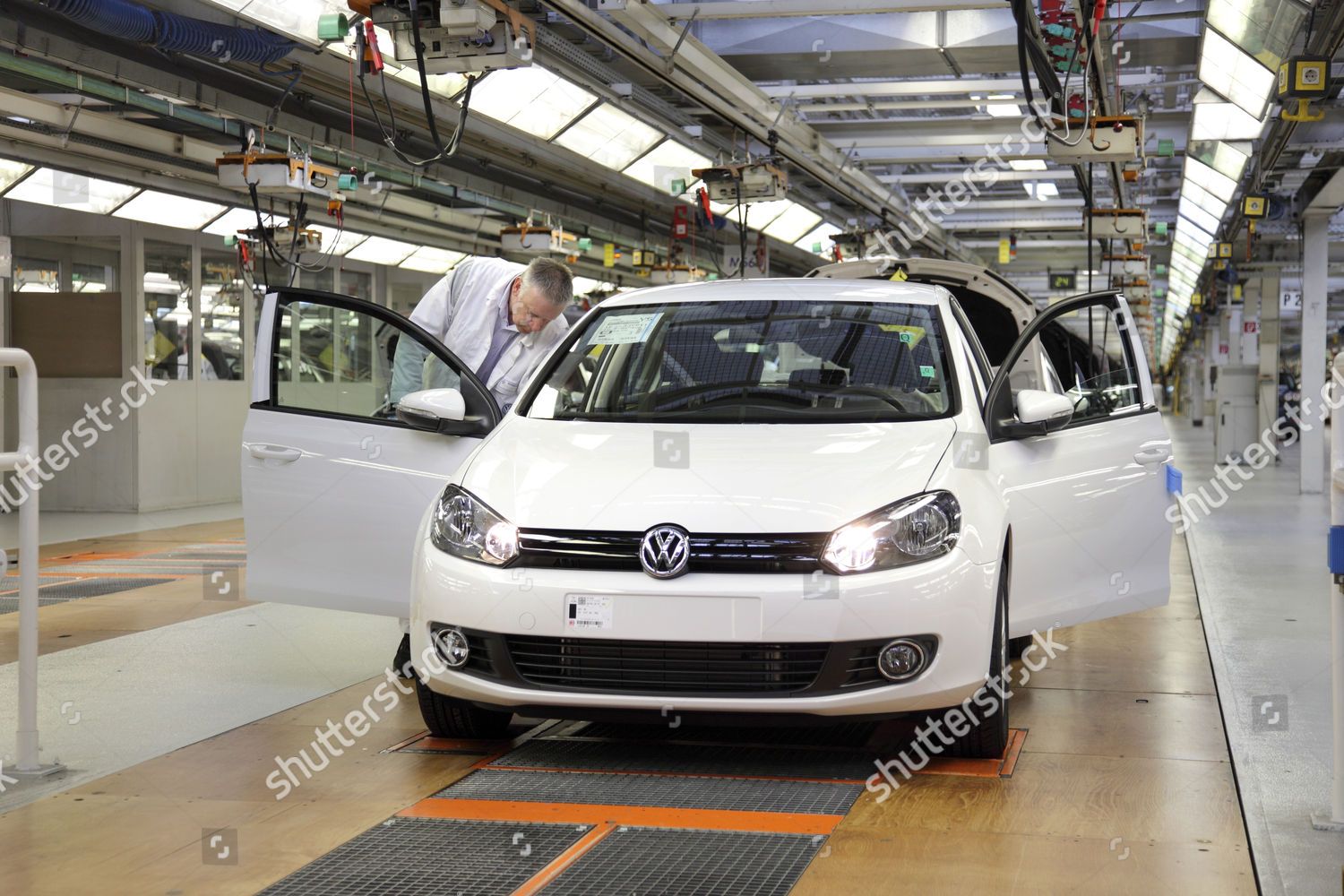 Volkswagen Ag Car Production Wolfsburg Plant Editorial Stock Photo ...