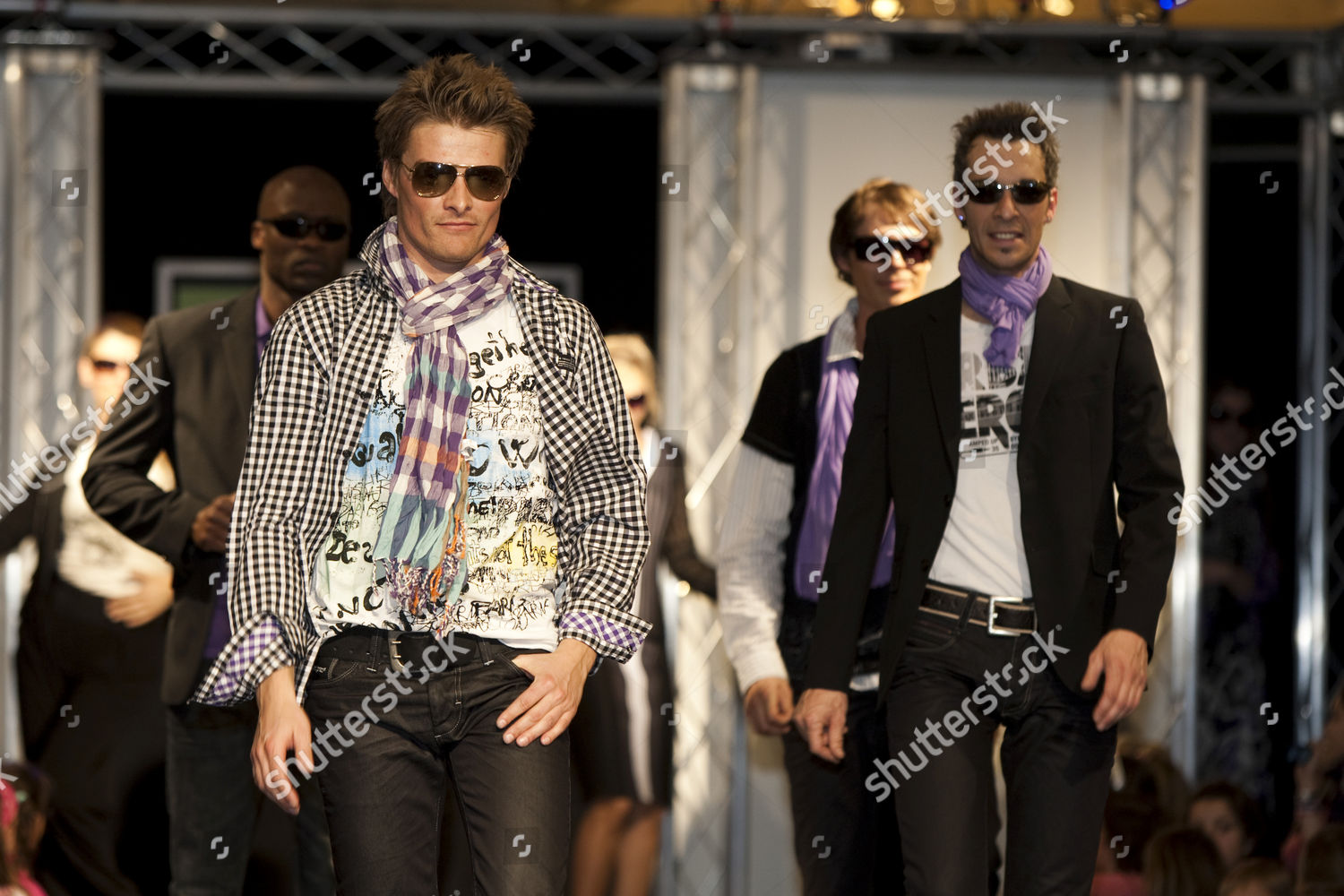 Male Models Fashion Show Emmencenter Shopping Editorial Stock Photo ...