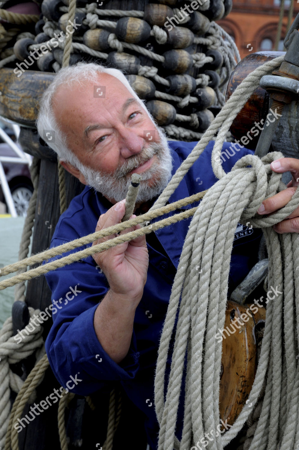 MODEL RELEASED SAILOR ROPE TACKLE ON Editorial Stock Photo - Stock ...