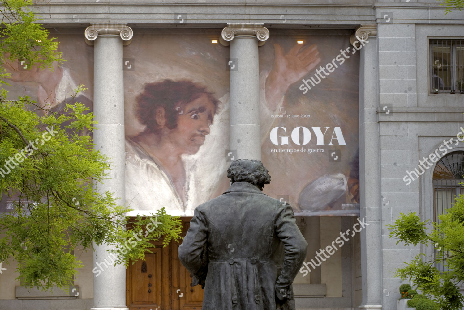 Francisco Goya Sculpture Front Prado Museum Editorial Stock Photo ...