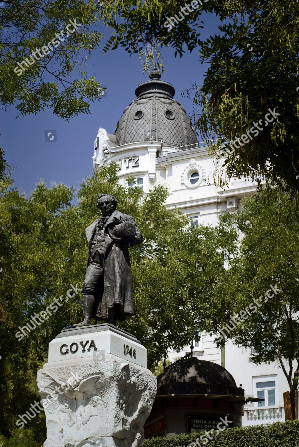Sculpture By Francisco Goya Spanish Painter Editorial Stock Photo ...