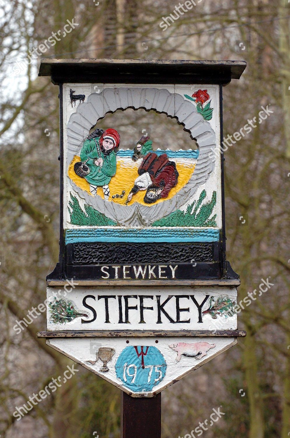Sign Stiffkey Village Editorial Stock Photo - Stock Image | Shutterstock