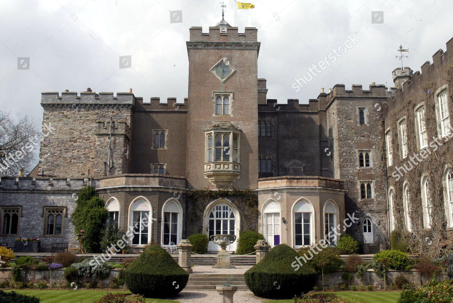 Powderham Castle Near Exeter Devon Home Editorial Stock Photo - Stock ...