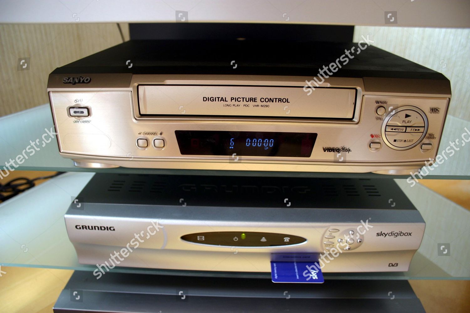 Video Cassette Recorder Sky Digibox Editorial Stock Photo - Stock Image ...