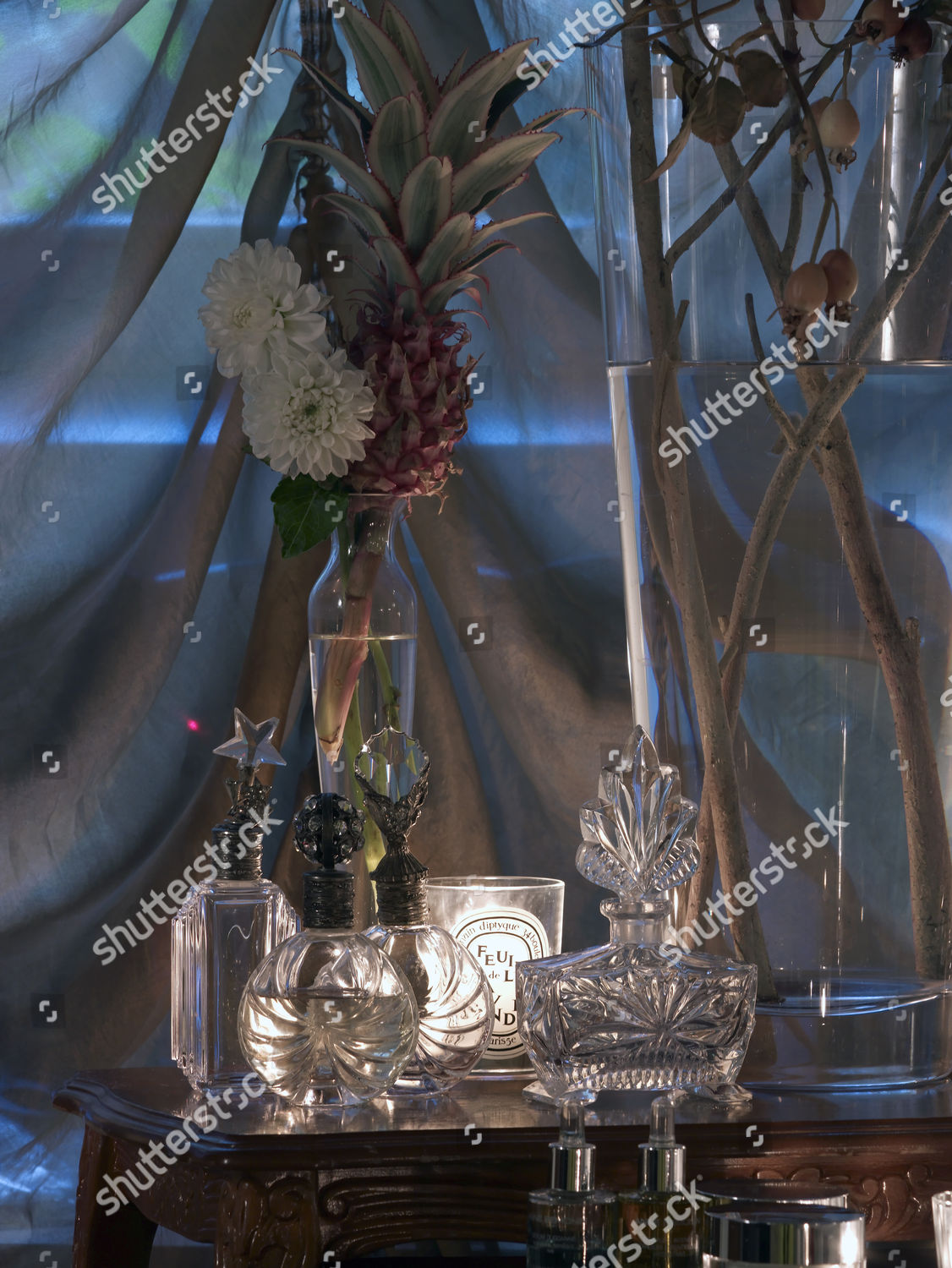 Glass Flasks Appealing Atmosphere Editorial Stock Photo - Stock Image ...