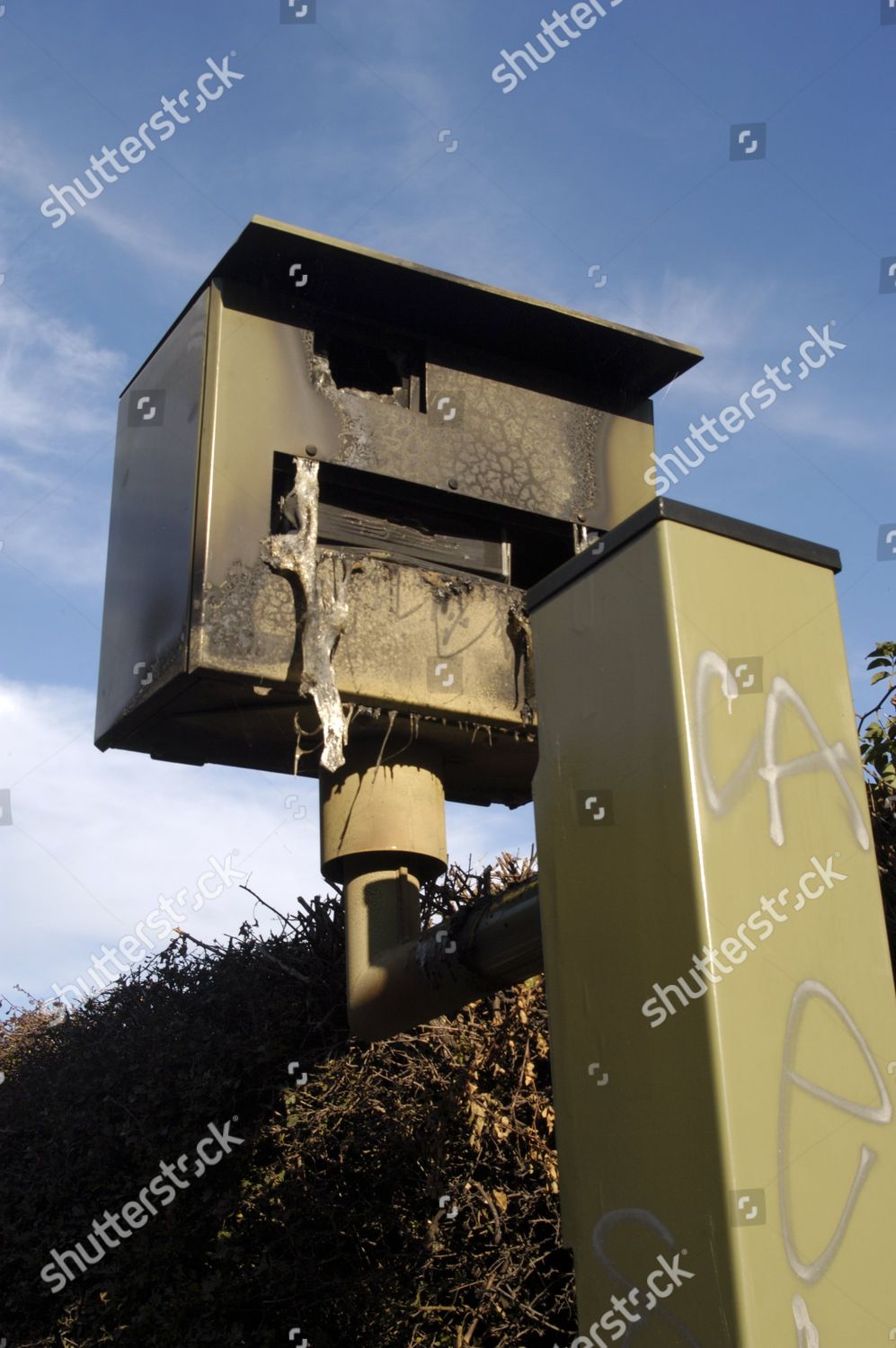 Vandalised Speed Camera Editorial Stock Photo - Stock Image | Shutterstock