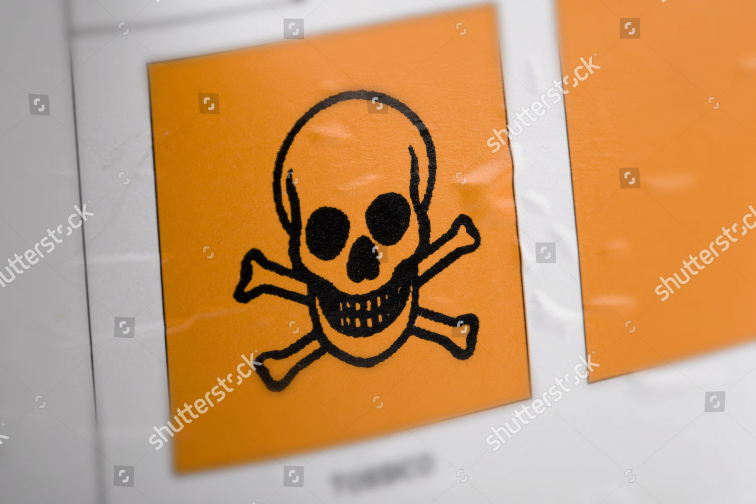 Toxic Warning Sign On Canister Editorial Stock Photo - Stock Image ...