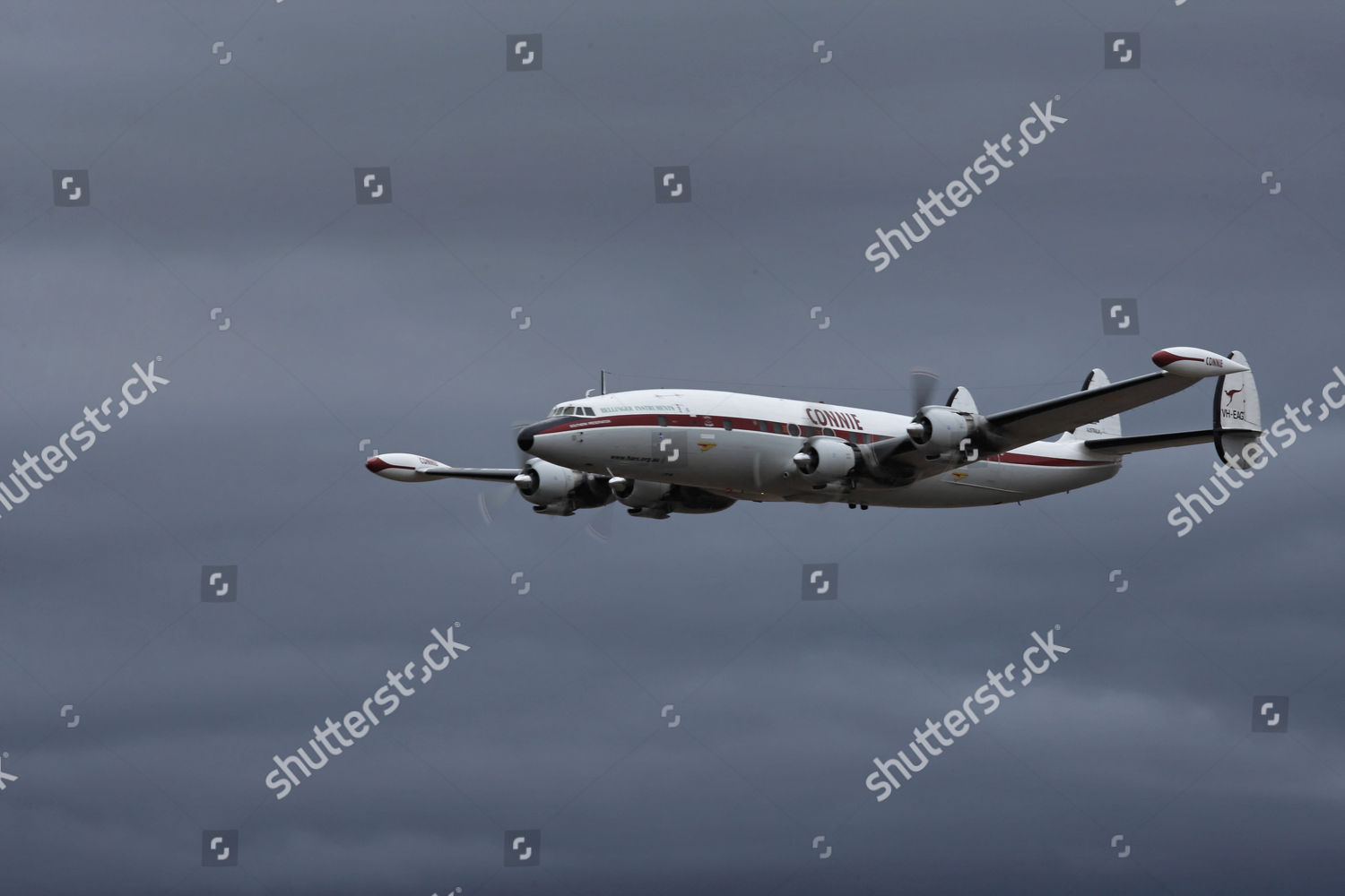 Classic Aircraft Lockheed Super Constellation C121c Editorial Stock ...