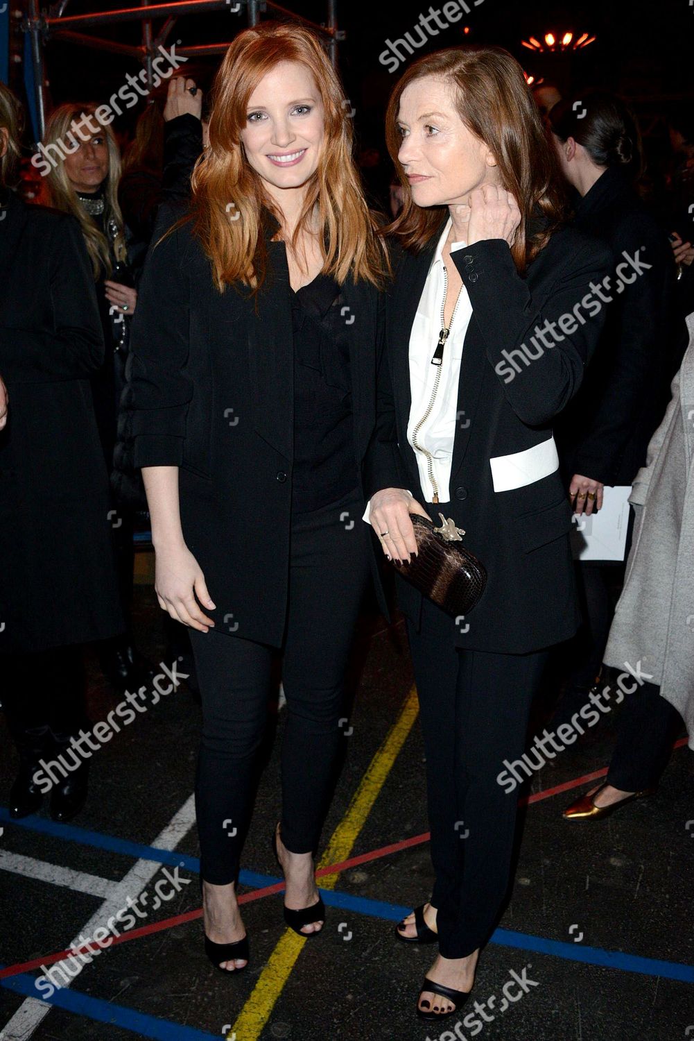 Jessica Chastain Isabelle Huppert Editorial Stock Photo - Stock Image ...