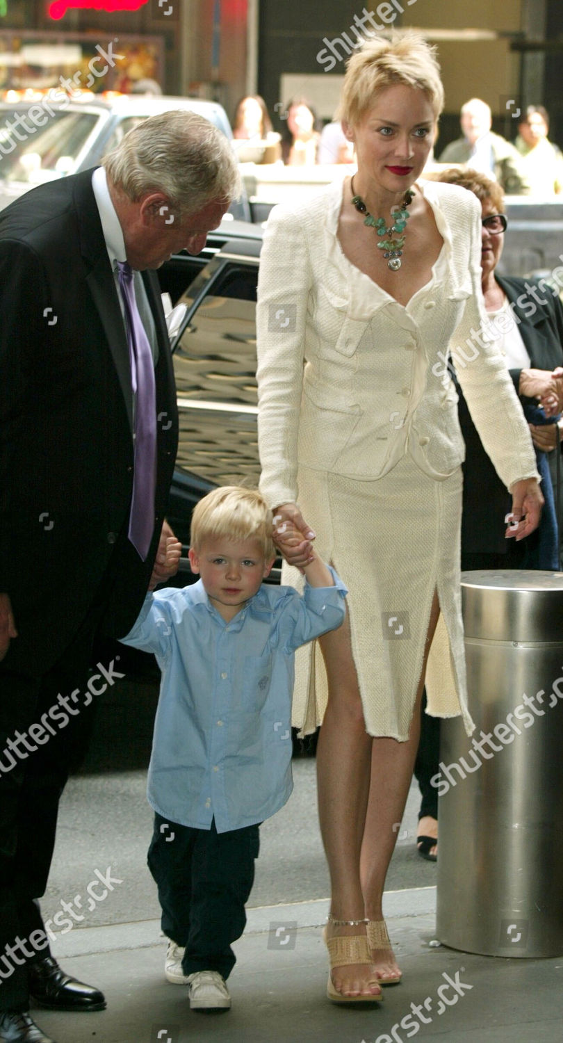 Sharon Stone Son Roan Joseph Bronstein Editorial Stock Photo - Stock ...