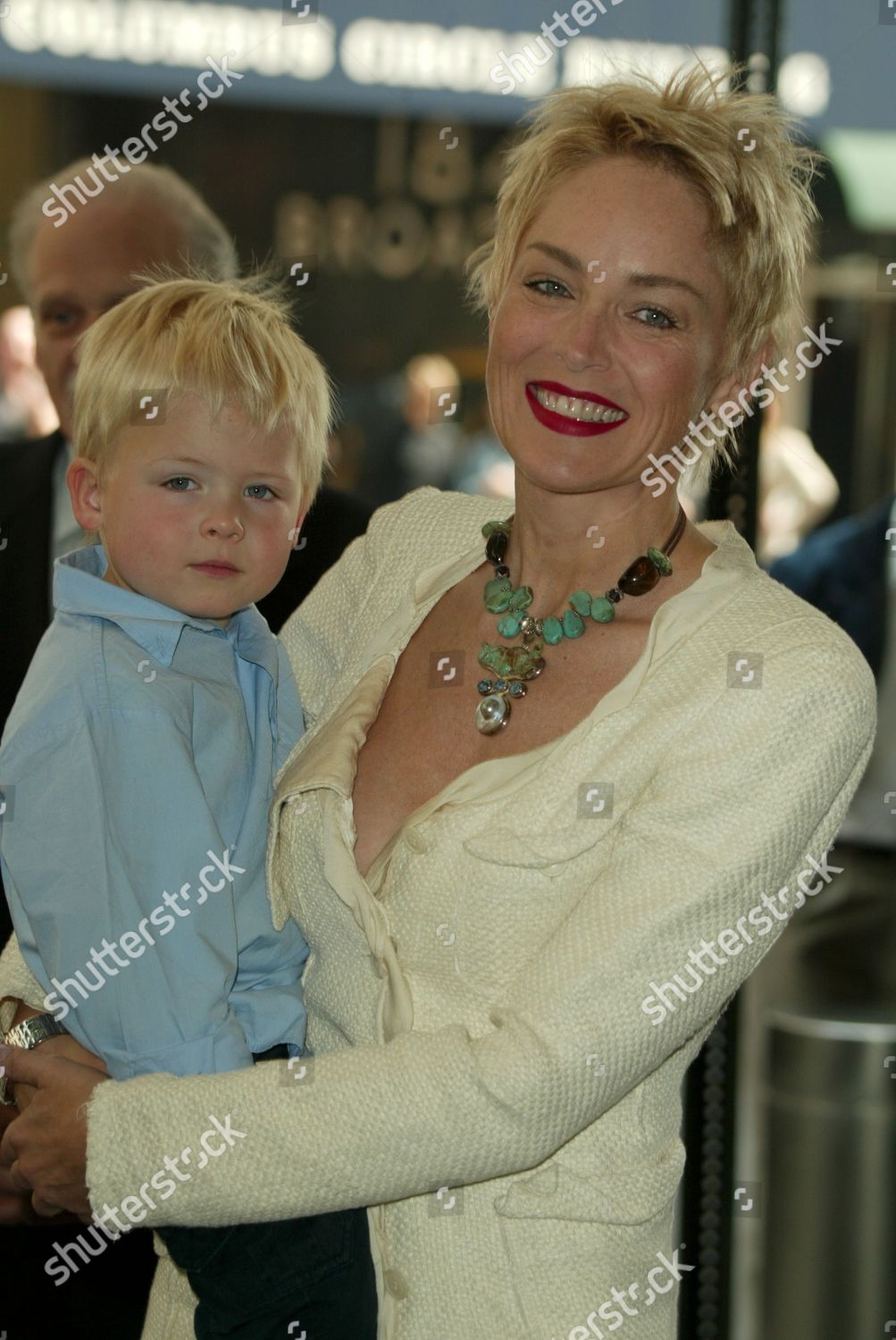 Sharon Stone Son Roan Joseph Bronstein Editorial Stock Photo - Stock ...