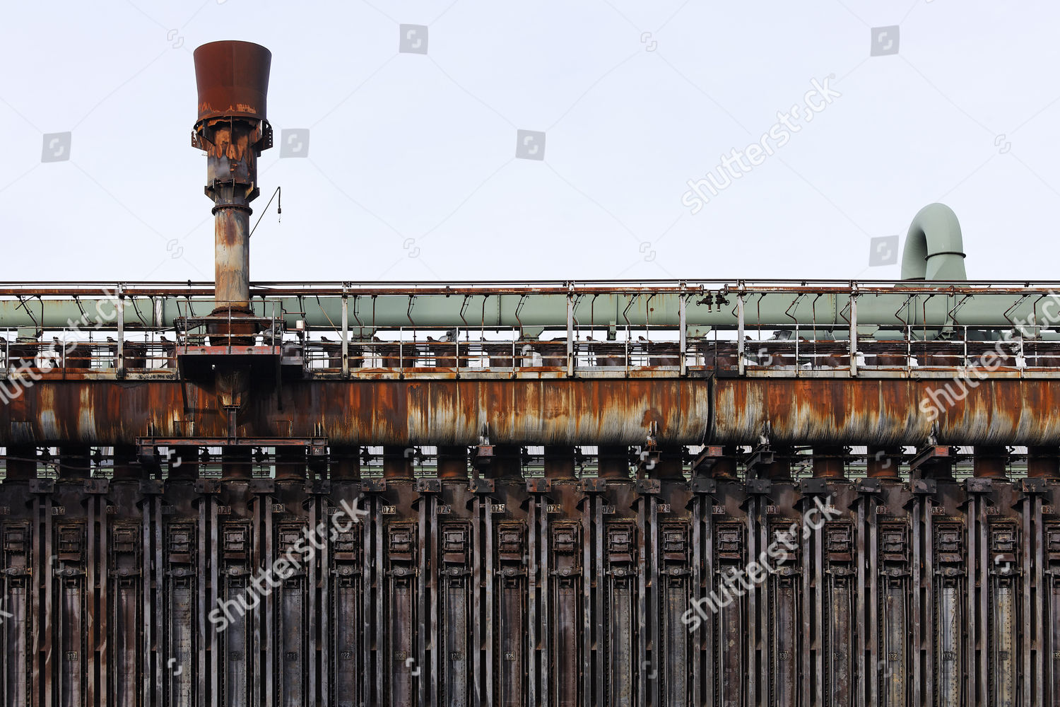 Disused Coking Plant Coke Oven Block Editorial Stock Photo - Stock ...