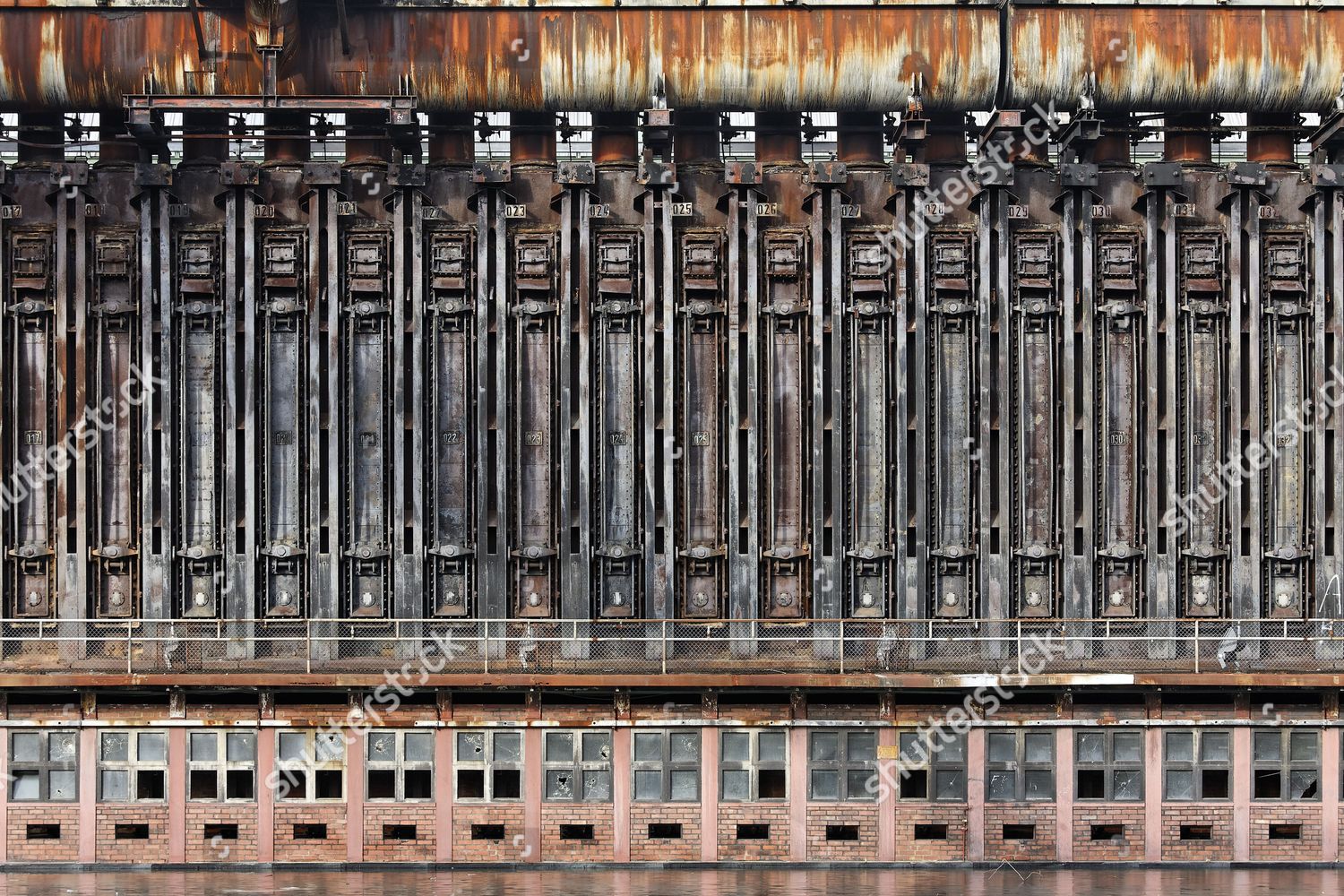 Disused Coking Plant Coke Oven Block Editorial Stock Photo - Stock ...
